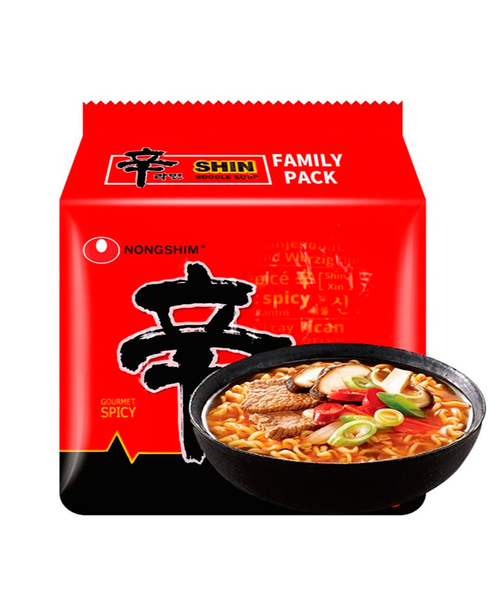 SHIN RAMEN_Picante paq. de 5u - K Market